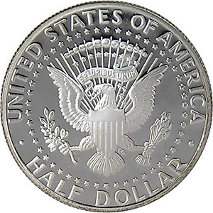 1997 S Kennedy Half Dollar Choice Proof 90% Silver 50c US Coin Collectible