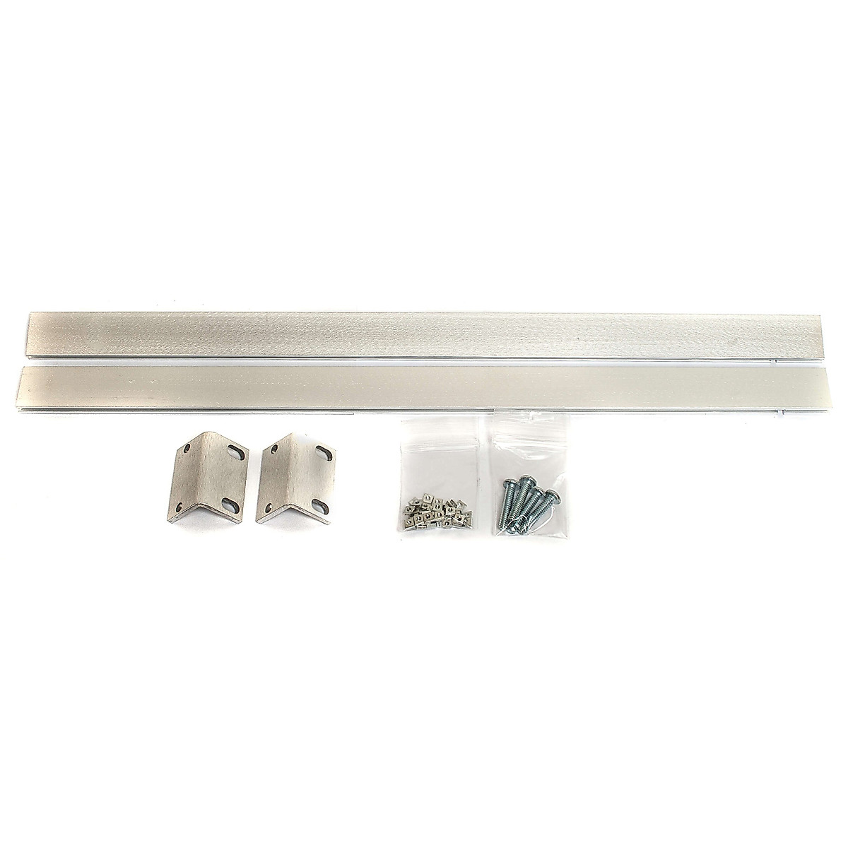 1U Eurorack Bracket Ears, 84HP Rails, 50 Slide Nuts by Synthrotek: Modular Rackmount Ears