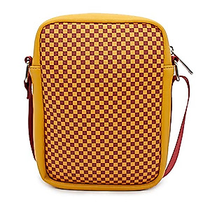Buckle Down Harry Potter Bag, Cross Body, Gryffindor, Checker, Vegan Leather