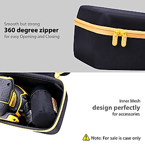 LTGEM Hard Case for DEWALT DCW210B 20V MAX Orbital Sander - Travel Protective Carrying Storage Bag