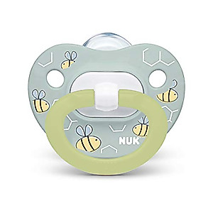 NUK Orthodontic Pacifier Value Pack, Boy, 0-6 Months, 3 Count (Pack of 1)