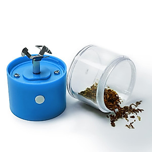 Electrical Metal Aluminum Herb Tobacco Grinder Cracker Crusher Spice Smoke Grinders 1 PC (Blue)