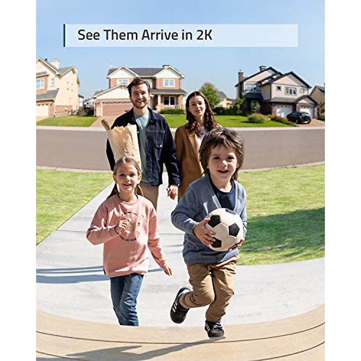 eufy Security, Wireless Add-on Video Doorbell with 2K Resolution, 2-Way Audio, Simple Self-Installation, HomeBase 1, 2, 3 or E Required