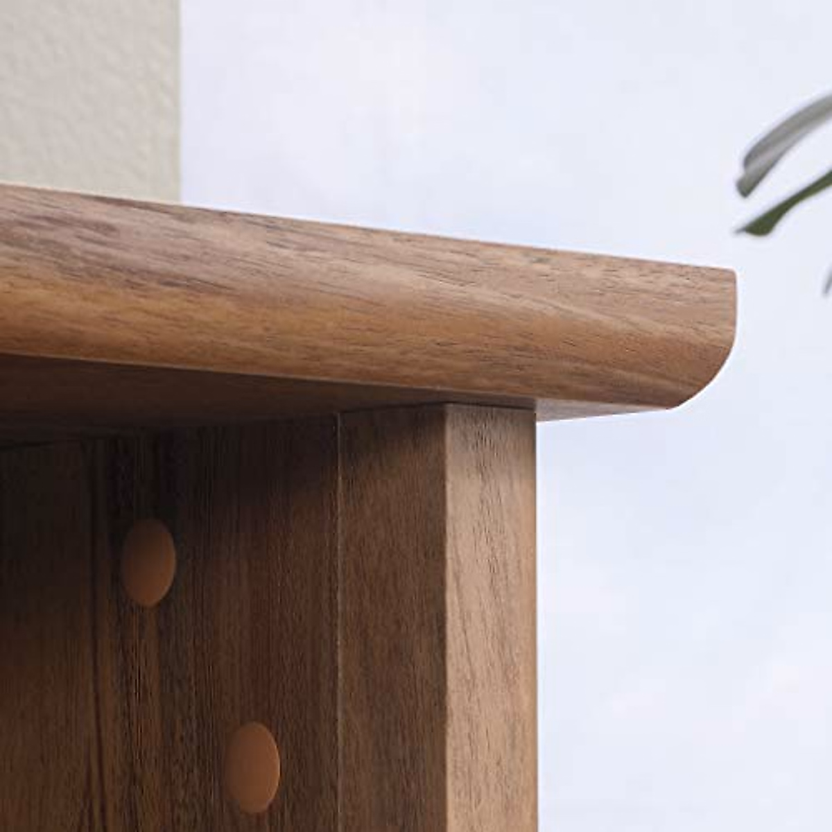 Sauder Coral Cape TV Stand with Storage, L: 41.97" x W: 17.64" x H: 28.11", Sindoori Mango Finish