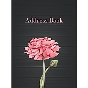 Small Address Book: small address book for purse. Address Book Small with A-Z index. small Address Books with Alphabet Index for All Your Contacts .Pocket address book; size 4" x 6" in