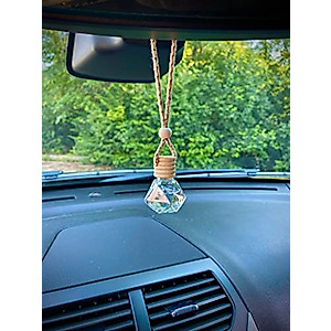 Hanging Fragrance Diffuser (Apple & Cinnamon) | Cute Car Accessory | Long-Lasting Scent | Air Deodorizer, Freshener