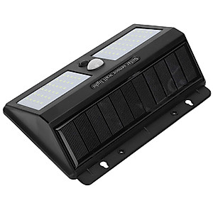 60 LED Solar Lights Outdoor, 90-120° Wide Angle PIR Sensor Lights, 5.5V 1.2W Solar Induction Garden Wall Light Lamp