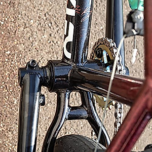 Salt BMX Crank Revo Crank 175mm 3 Piece Crank with Mid BB, Black