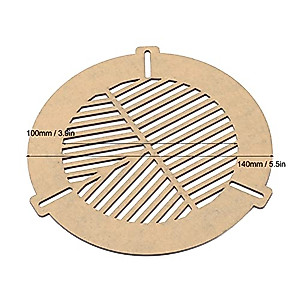Telescope Focus Mask, Telescope Focusing Bahtinov Mask Acrylic Focus Mask 100 to 140mm Focus Mask Plate Lightweight Acrylic Bahtinov Mask for Astrophotography