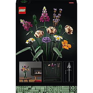LEGO® Icons Flower Bouquet 10280 Building Kit; A Unique Flower Bouquet Gift and Creative Project for Adults