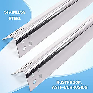 Adviace Grill Replacement Parts for Brinkmann 810-6680-S, Replacement Brinkmann Heat Plate 810-6680-S & Brinkman 810-6680-S Gas Grill Burner