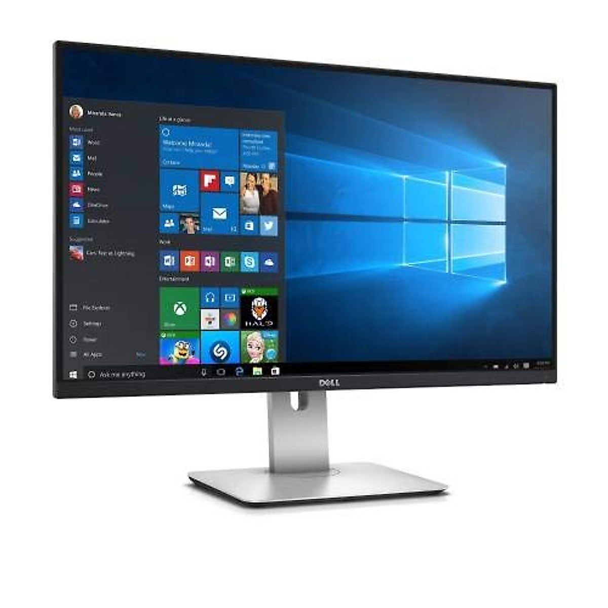 DELL UltraSharp U2715H 27" Wide Quad HD IPS Matt Black,Silver computer monitor