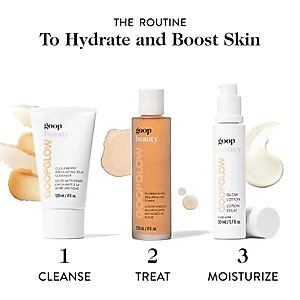 Goop Beauty Glow Lotion 1.7 fl oz | Vitamin C & Kakadu Plum Moisturizer | Citrus Scent | Dewy Skin | Silicone & Paraben Free