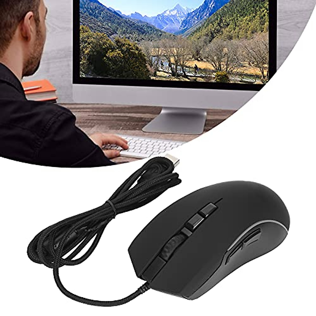 USB Mouse, Gaming Mouse Mouse Mouse Gamer for Home Office School