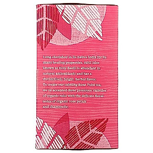 Allegro Tea, Organic Rose Tulsi Tea Bags, 20 ct