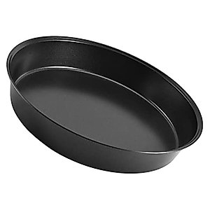 SOLUSTRE 8 Inch Baking Dish Wedding Cake Plates Tortilla Cooker Bread Tray Kitchen Baking Tray Crisper Pan Bakery Pizza Plate Baking Tool Non-stick Oven Pan Pancake Oven Pan Carbon Steel