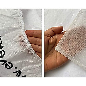 1pcs Protective Airplane Seat Covers for Travel Automotive Seat Cover Plane Protector Cars Taxi Train Public Transit Bus Disposable/Reusable Hygienic (White, 1-Pack)