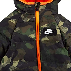 Nike Baby Boys' 1-Piece Snowsuit - Orange/Multi, 3 Months