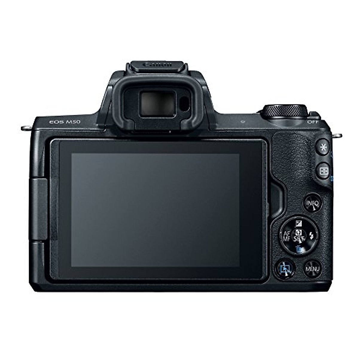 Canon EOS M50 Mirrorless Digital 4K Vlogging Camera with Dual Pixel CMOS Autofocus, DIGIC 8 Image Processor, Built-in Wi-Fi, NFC and Bluetooth technology, Body, Black