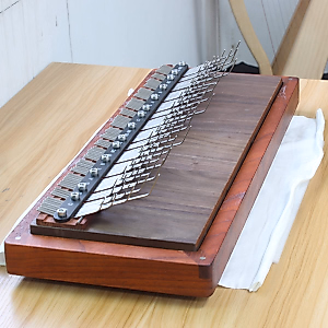 ZSDM Array Mbira 96 Keys 4 Octaves Chromatic Scale Finger Piano Rose Wood