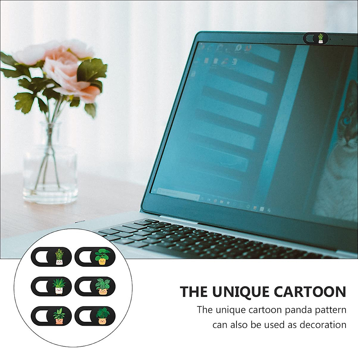 6pcs Camera Cover Webcam Cover Slide for Desktop Webcam Cover Slide for Tablet Webcam Cover Slider Webcam Cover Slide for Computer