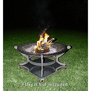 Northland Online Deck Defender & Grass Guard, High Temp Fire Pit Heat Shield, Fire Pit Mat for Grass Lawn Protection, Fire Pit Pad for Outdoors, Bonfires, Wood Burning