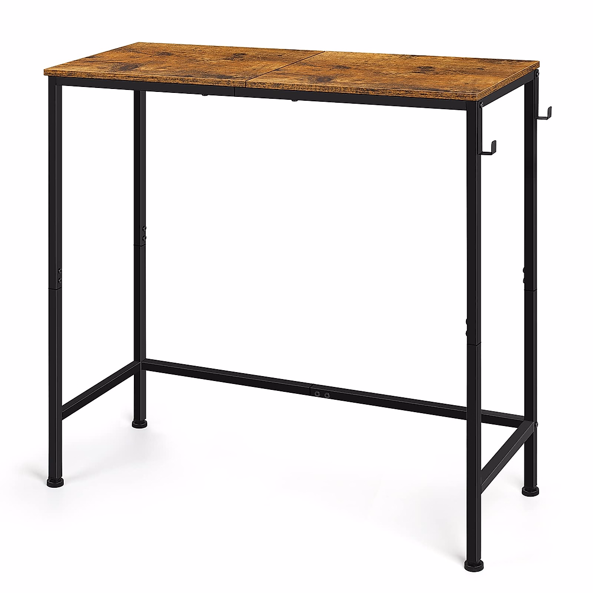 BTY Narrow Console Table Small Entryway Table Industrial + Narrow Console Table with 2 Drawers Small Industrial Entryway Table with Drawers
