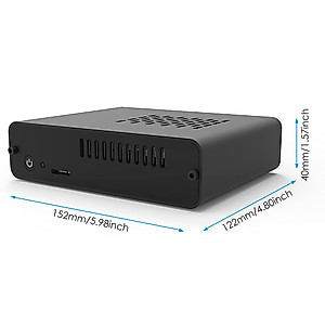 GeeekPi Jetson Nano Case, DeskPi Nano with Cooling Fan Heatsink & 32GB Card & 4K HDMI Cable for NVIDIA Jetson Nano (B01 Version) Developer Kit Small AI Powerful Computer