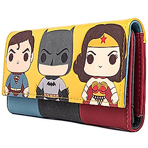 Loungefly x Funko POP! DC Comics Super Trio Tri-Fold Wallet