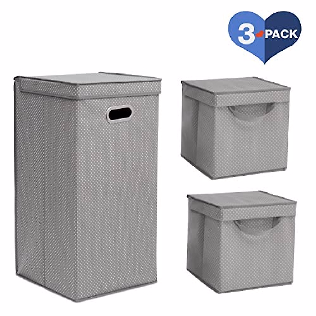 Delta Children 3-Piece Nursery Organization Set for Babies and Kids, Dove Grey