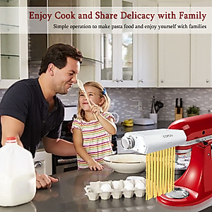 Pasta Maker Attachment for Kitchenaid Stand Mixer, Cofun 3 in 1 Pasta Machine Asseccories, Included Pasta Roller, Spaghetti Cutter, Fettuccine Cutter, Multifunctional Pasta Attachment for Kitchenaid