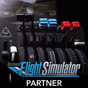 Honeycomb Bravo Flight Simulator Throttle Quadrant - Trim, Gear, Flaps, Autopilot, Radio Switch Panel - 6 Interchangeable Levers – Desk Clamps Included - Programmable Functions – USB-C Cable Included