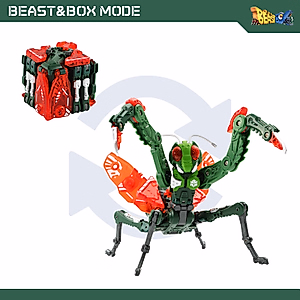 52TOYS Beastbox BB-28 Reaper Deformation Toys Action Figures, Mantis Converting Toys Deformable Original Collectible Gift for Kids Adults