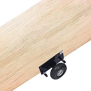 Adjustable Door Heavy Duty Panel Dolly with 10" Pneumatic Wheels, 600LBS Load Bearing for Drywall Sheet Heavy Appliance & Material Handling All Terrain Moving Cart, Black