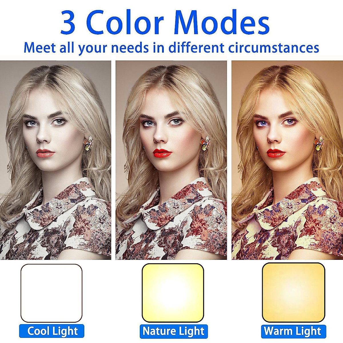 CEXHG Magnetic Case with LED Selfie Light for iPhone 13 Pro Max Case Rechargeable Portable Phone Ring Light for Selfie, Makeup, Tiktok, Live Stream Clear