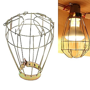 balacoo Ceramic Heat Emitter Bulb Guard Anti Scalding Reptile Heat Lamp Cover Reptile Heat Lamp Mesh Cover