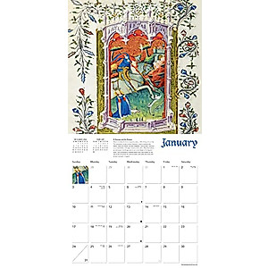 British Library - Illuminated Manuscripts Wall Calendar 2021 (Art Calendar)