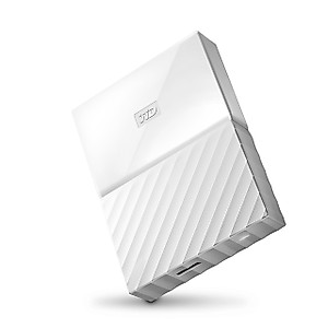 WD 2TB White My Passport Portable External Hard Drive - USB 3.0 - WDBYFT0020BWT-WESN