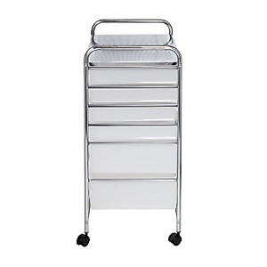 InTche 12-Drawer Rolling Craft Storage Or Office Cart，Drawer Size: 9.5” x 12.5” with Depths of 2.6” and 5.1”