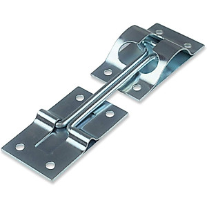 zqgsm 2 Set T Style Galvanized Iron Entry Door Catch Latch Holder RV Camper Trailer Cargo 4 inch