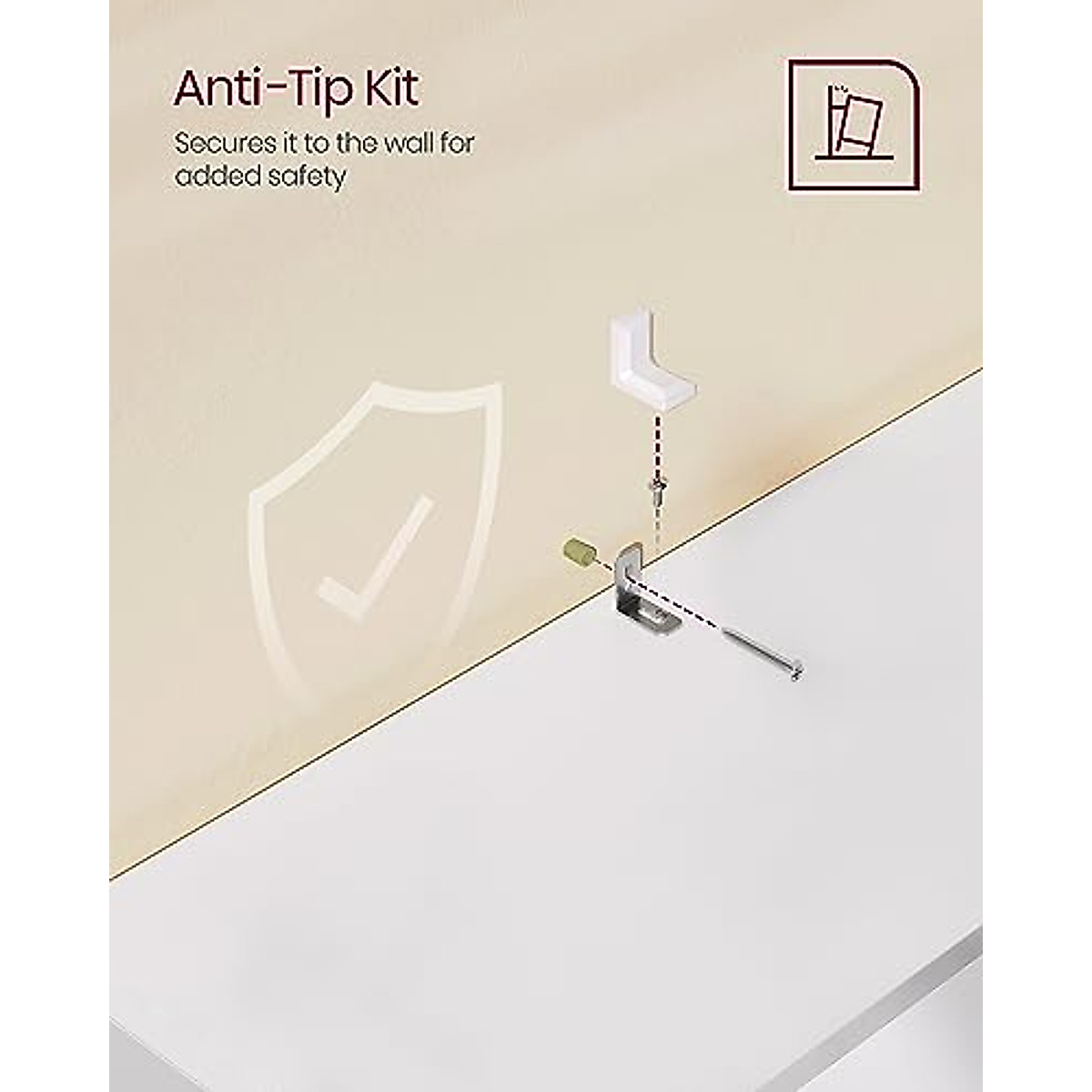 VASAGLE Bookcase, Bookshelf with 7 Compartments, Freestanding Shelves and Cube Organizer, for Display in Living Room, Bedroom, and Home Office, White