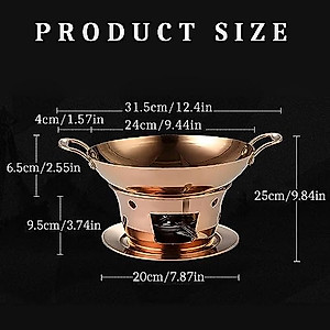 Commercial s and Buffet Set, Stainless Steel Chafing Dish Server Warming Tray with Fuel Holders, for Birthday Party Wedding Celebration Alcohol Pot