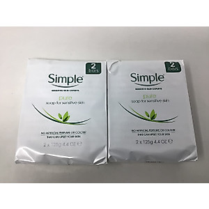 Simple 2-pack Pure Soap For Sensitive Skin for Women
