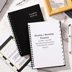 2023 Planner - 2023 Planner with Weekly and Monthly Spreads, Jan 2023 - Dec 2023, 6.25" × 8.3", Strong Twin-Wire Binding, Round Corner, Improving Your Time Management Skill