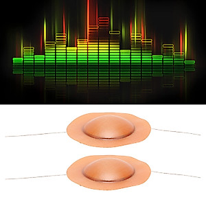 2PCS Tweeter Voice Coil,Tweeter Accessory Speaker Repair Parts,25mm / 0.98in Dome,Soft and Elastic Resin Sound Film Tweeter Voice Coil
