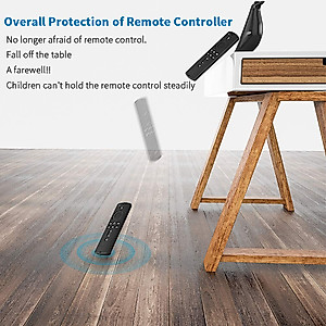 3 Pack Remote Cover Case, Silicone Remote Cover Case Compatible with TV Stick, Lightweight Anti Slip Shockproof Remote Cover Case (Purple Green Glow & Blue Glow)