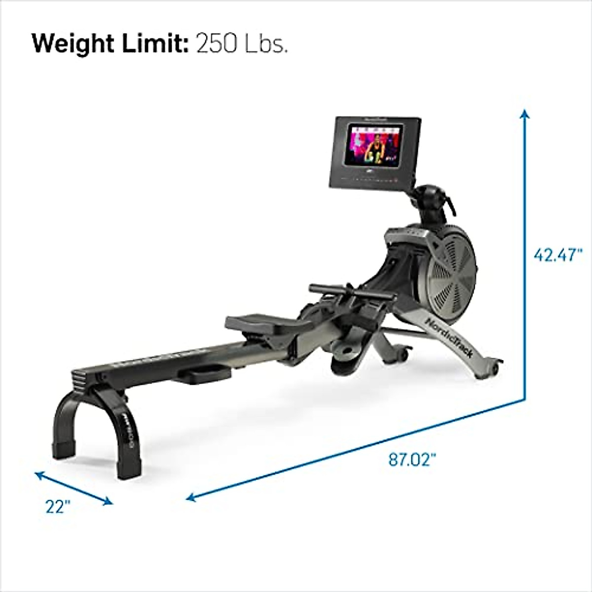 NordicTrack RW600 Smart Rower with 10” HD Touchscreen and 30-Day iFIT Family Membership