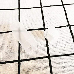Embroidery Needle Tube Needle Tube Organizer Transparent Bottle Accessaries for Knitting Cross Embroidery Needle Accessories 10pcs ( 60 ) Plastic Needle Container