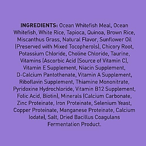 SquarePet Veterinarian Formulated Solutions Low Fat Content Lean Whitefish, Highly Digestible, Dry Dog Food 22lbs