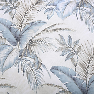 Tommy Bahama - King Duvet Cover Set, Cotton Bedding with Matching Shams & Button Closure, All Season Home Decor (Bakers Bluff Blue, King)